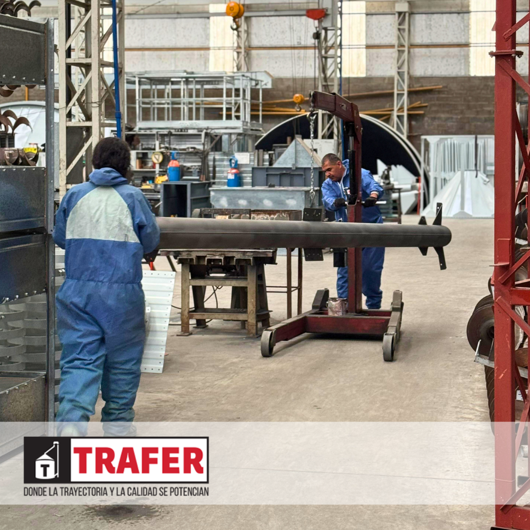 PROCESO DE GRANALLADO EN NUESTRA PLANTA DE PRODUCCIÓN. - Trafer