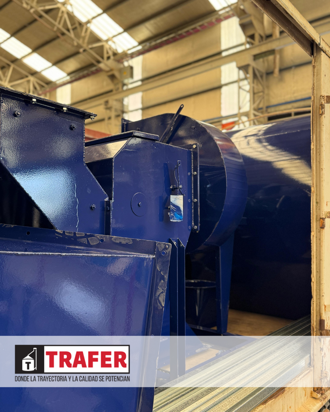 CARGA DE PRODUCTOS PARA ARMADO DE PLANTA DE SILOS - Trafer